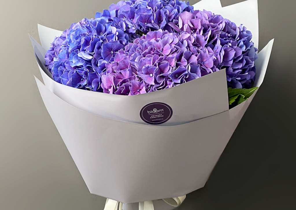 Букет із гортензій Violet
